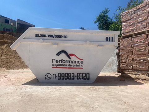 Caçamba de Entulho na zona Leste - Aluguel de caçamba - Performance ...